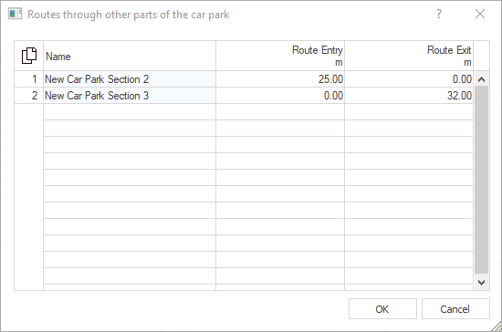 Details on “Routes through other Cark Park Areas” - Knowledge base ...